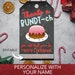 Printable Christmas Bundt Cake Gift Tag Editable Instant - Etsy