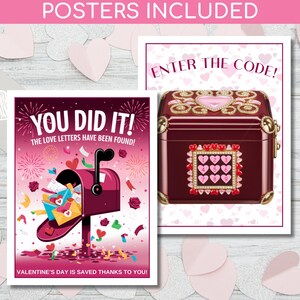 Valentine's Day Escape Room Kit, DIY Printable Game for Kids, Perfect ...