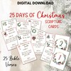 25 Day Nativity Advent Printable Cards, Christian Christmas Story ...