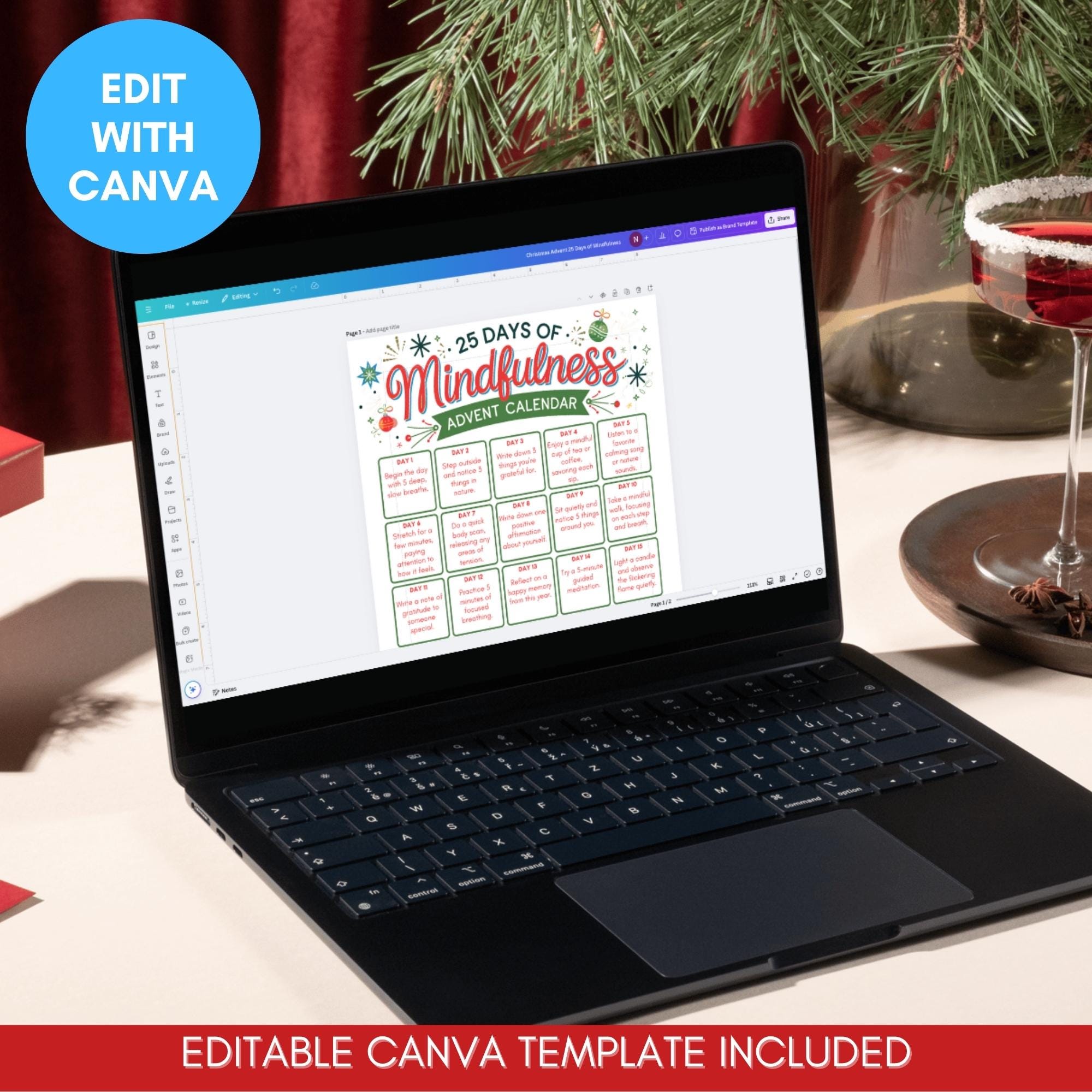 Mindfulness Advent Calendar, 25 Days of Mindful Activities for a ...
