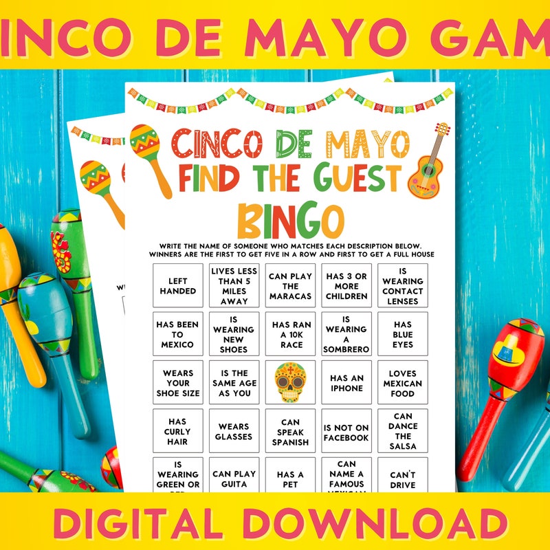 Cinco De Mayo Icebreakers - Etsy