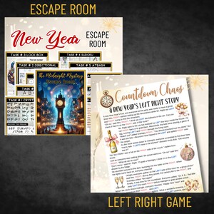 New Year's Eve Mega Game Bundle, Fun Printable Holiday Games, Friendly ...