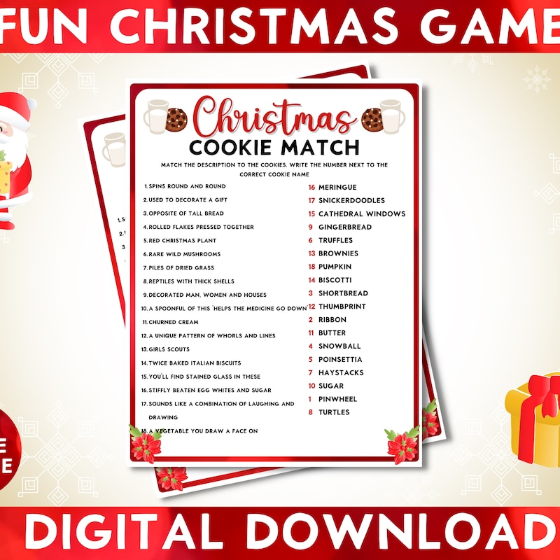 Cookie Exchange Game - Etsy