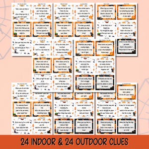 Halloween Scavenger Hunt for Kids, Fun Printable Game, Indoor and ...