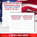 Printable Independence Day How Many Words Game, Family Fun, Patriotic ...