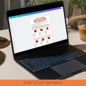 Thanksgiving Gratitude Gram Fundraiser Flyer Template, Editable Candy ...