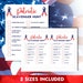 Printable Patriotic Scavenger Hunt Game, Memorial Day, Independence Day ...