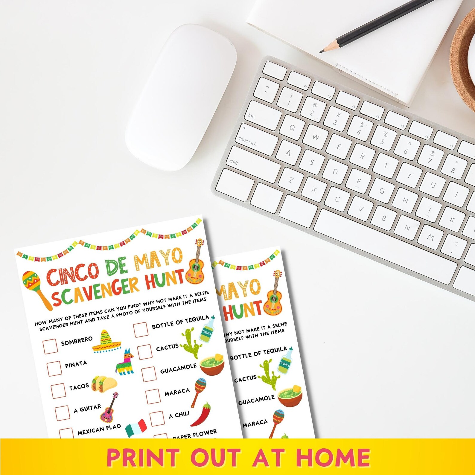 Cinco De Mayo Printable Scavenger Hunt Fiesta Party Family - Etsy