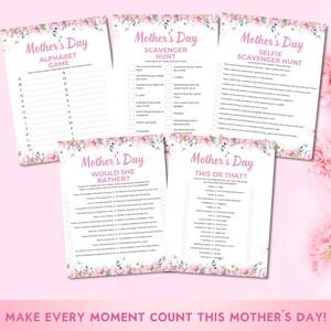 Mother’s Day Games Bundle – 20 Fun Printable Activities for Mom ...