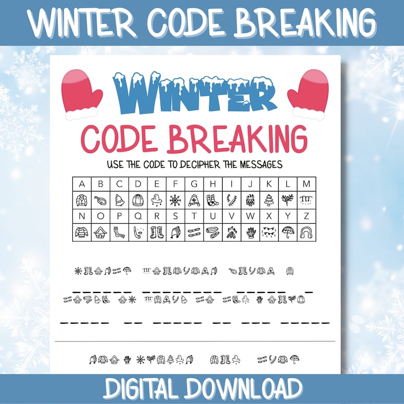 Break the Code Christmas - Etsy