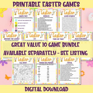 Printable Easter This or That Game, Would You Rather, Fun for Children ...