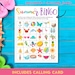 Summer Party Printable Bingo Game, 50 Cards, Family Fun, End of School ...