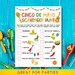 Cinco De Mayo Printable Scavenger Hunt, Fiesta Party, Family Game Night ...