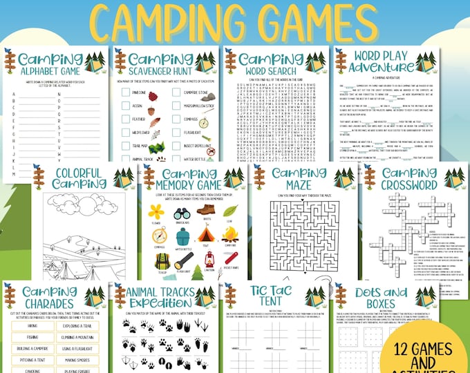 Summer Scavenger Hunt for Kids, Summertime Games, Outdoor Activity ...