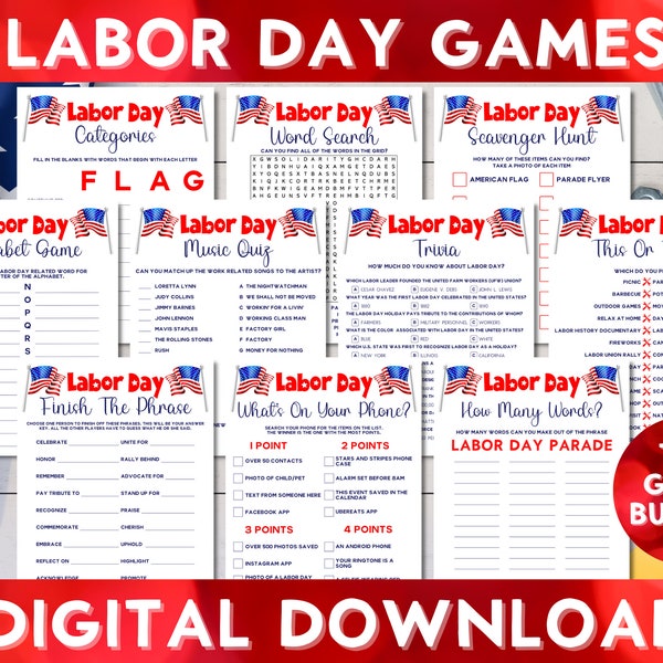 Labor Day Crafts - Etsy