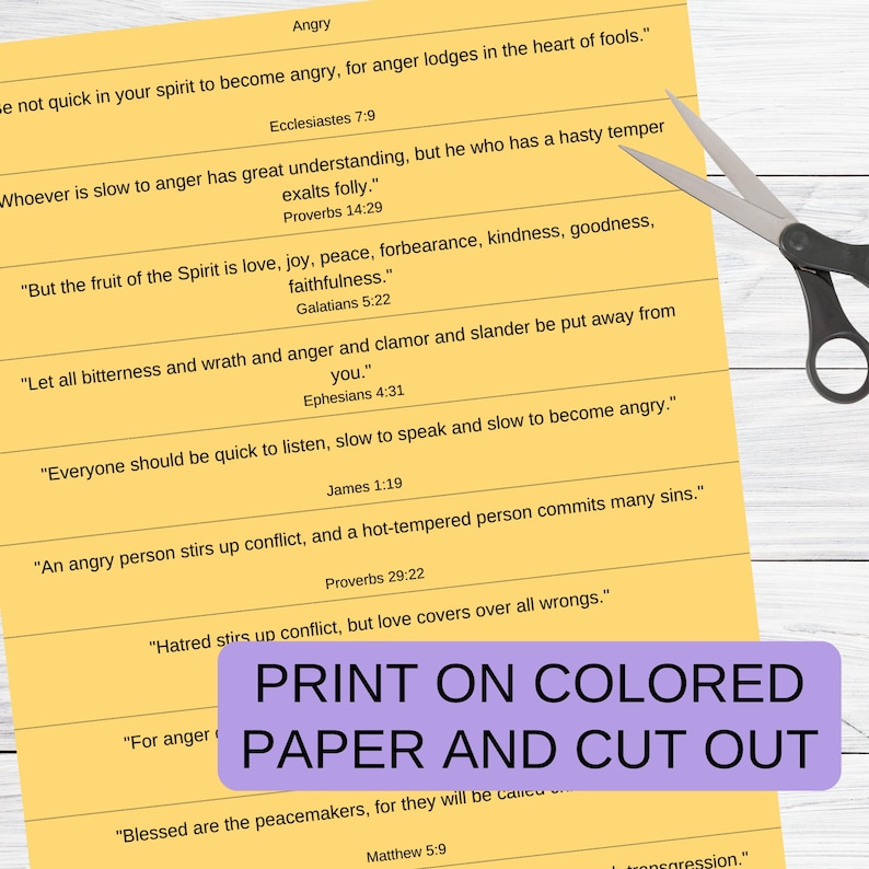 DIY Color Coded Bible Verse Jar Kit, Printable Scriptures, Christian ...