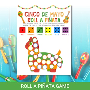 Cinco De Mayo Dice Games, Fiesta Dice Game, Fun Cinco De Mayo Games ...