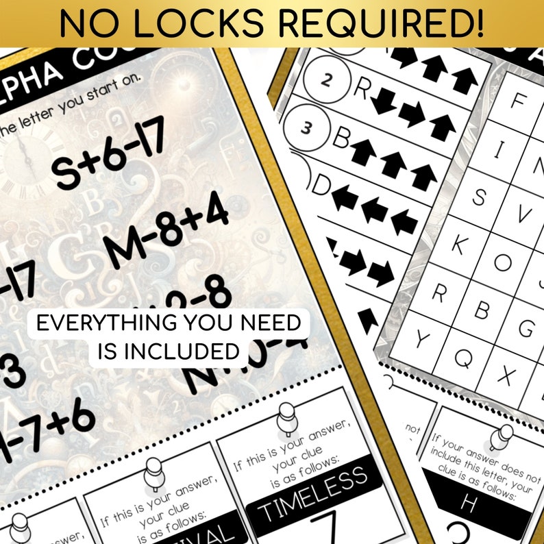 New Year Escape Room for Kids, New Year's Eve Escape Room Kit, Escape ...