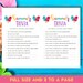 Summer Trivia Quiz Game, Printable Activity, Pool Party, Family Fun ...
