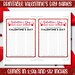 Printable Valentine's Day How Many Words Party Game, Instant Download ...