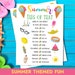 Summer This or That Game, Printable Activity, Pool Party, Family Fun ...