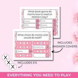 Mothers Day Friendly Feud, Family Game Night, Mothers Day Trivia Game ...