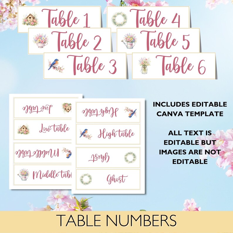 Spring Bunco Printable Kit: Floral Game Set for Girls Night (digital ...