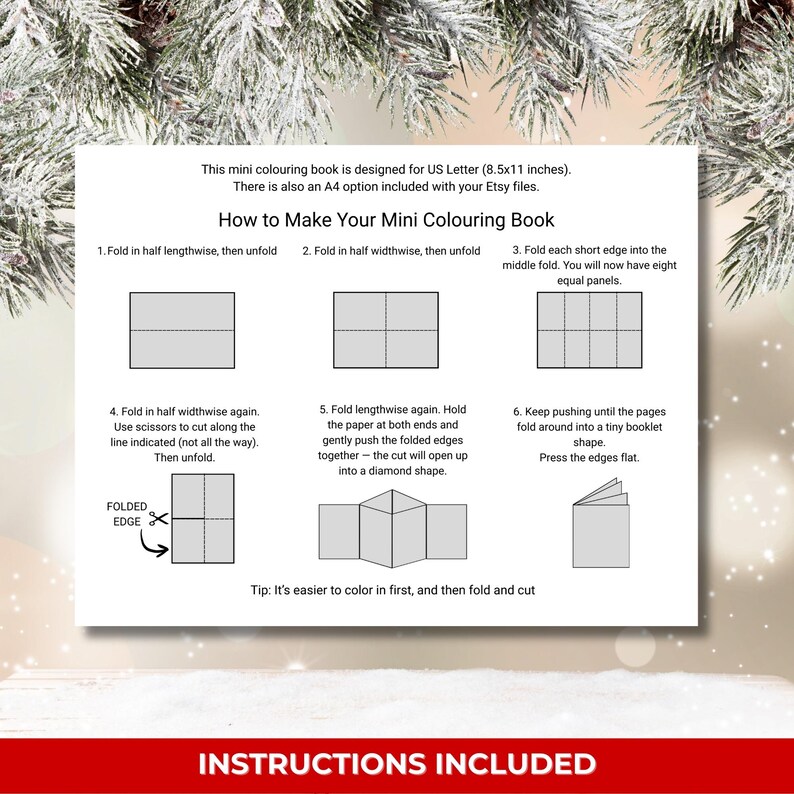 Mini Christmas Coloring Book Bundle (set of 8) – Printable Christmas ...