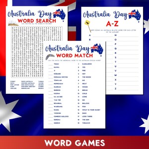 Australia Day Party Games, Australia Themed Games, Australia Activities ...