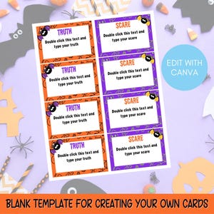 Halloween Truth or Dare Game, Truth or Scare, Fun Family Activities for ...