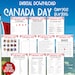 Canada Day Printable Bingo Game, 20 Unique Bingo Cards, Day, Family Fun ...