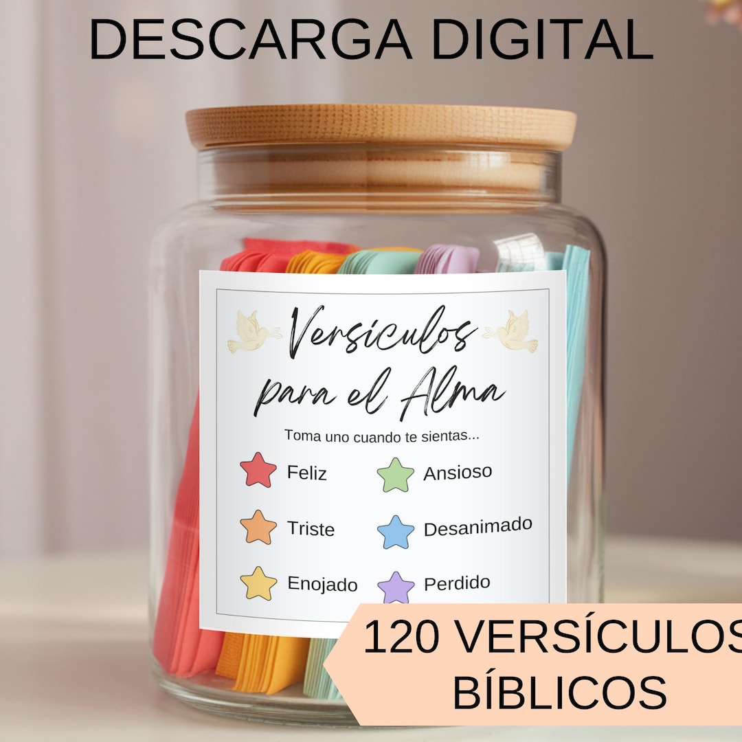Kit De Tarros De Versículos Bíblicos Para Imprimir – DIY, Codificados ...