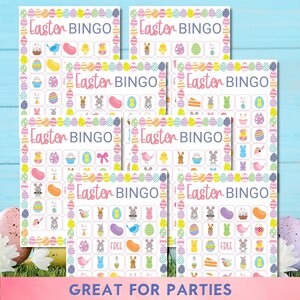 Easter Bingo, Printable Game, 40 Unique Bingo Cards, Classroom ...
