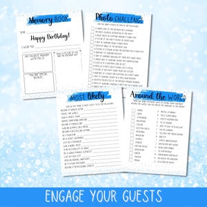 Teen Boy Birthday Party Games - Fun Editable Printable Activities for ...