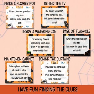 Halloween Scavenger Hunt for Kids, Fun Printable Game, Indoor and ...