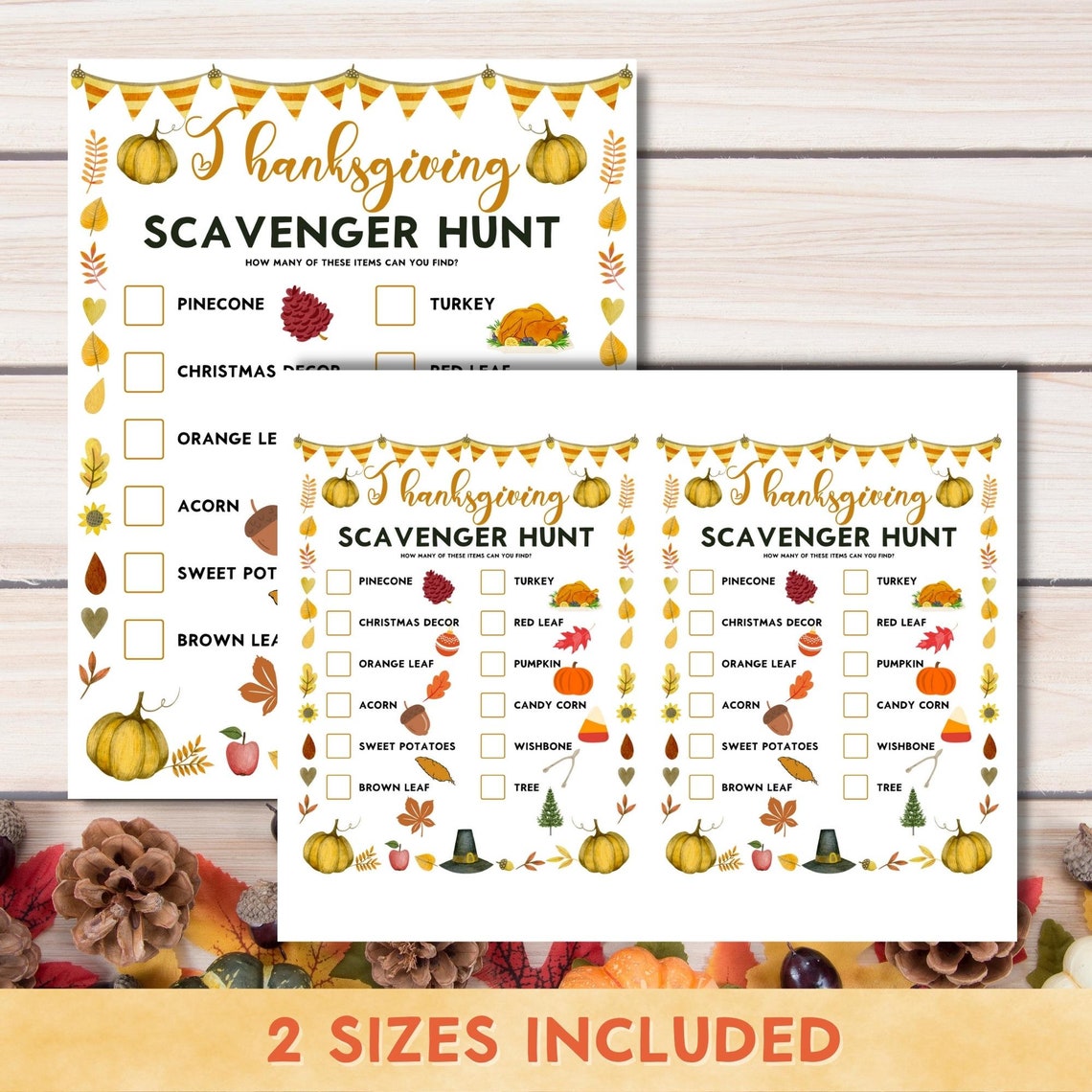 Printable Thanksgiving Games and Activities Bundle, 14 Games and ...