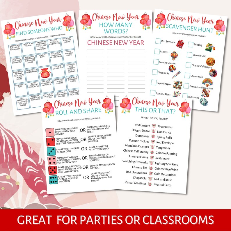 Chinese New Year Party Games, Lunar New Year, 15 Fun Party Games ...
