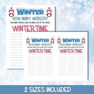 Winter Games Bundle 15 Fun Party Games Family Activities - Etsy UK