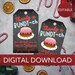 Printable Christmas Bundt Cake Gift Tag Editable Instant - Etsy