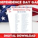 Printable Independence Day US States Quiz Game, Family Fun, Patriotic ...