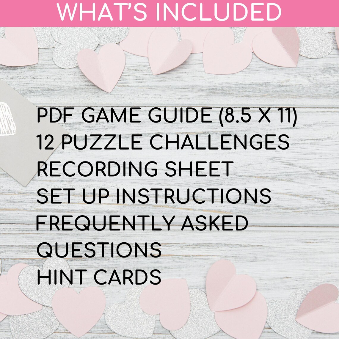 Valentine's Day Escape Room Kit, DIY Printable Game for Kids, Perfect ...