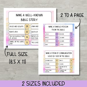 Bible Friendly Feud Game, Church Game, Family Party Game, Printable ...