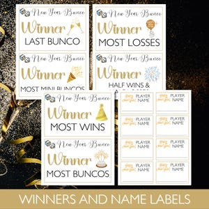 New Year Bunco Score Sheets, Printable NYE Party Game, Fun Christmas ...