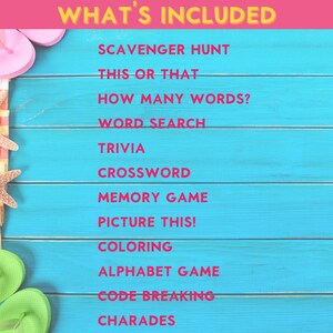 Summer Party Games Bundle 12 Printable Games and Activities - Etsy