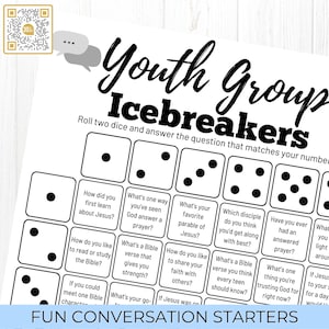 Youth Group Icebreaker Game - Fun Christian Conversation Starter ...