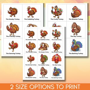 Turkey Hunt Game, Thanksgiving Scavenger Hunt, Kids Thanksgiving ...