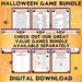 Printable Halloween A-Z Game, Alphabet Word Game, Party Game, Classroom ...