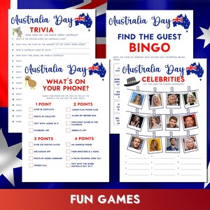 Australia Day Party Games, Australia Themed Games, Australia Activities ...
