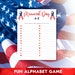 Printable Memorial Day A-Z Game Alphabet Word Game Patriotic - Etsy