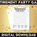 Printable Retirement Party Word Search Game, Icebreaker, Work Party for ...